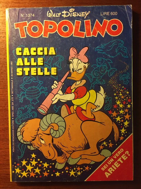 TOPOLINO N° 1374, 28 Marzo 1982, Buono/Ottimo! EUR 3,00 - PicClick IT