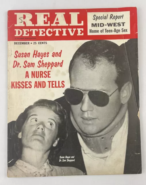 Real Detective Magazine December 1954 Vintage True Crime Stories