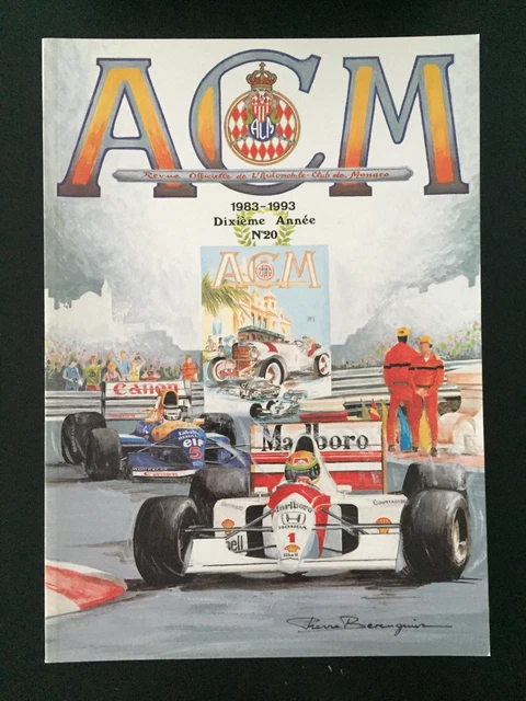 REVUE OFFICIELLE DE L'automobile Club Monaco Acm N° 20 Printemps Ete ...