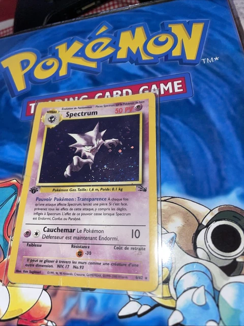 CARTE POKEMON SPECTRUM 6/62 HOLO Fossile Wizard Edition 1 FR EUR 75,00 ...