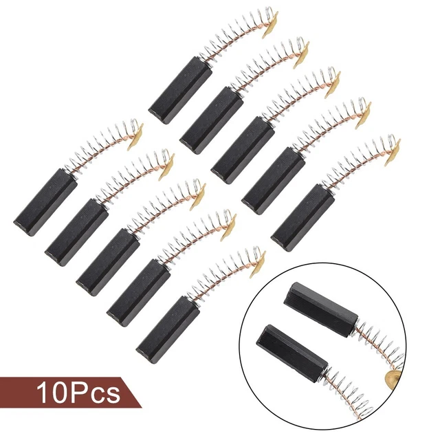 10X HIGH QUALITY Power Tool Motor Coal Brushes Feathered Motorbrush ...