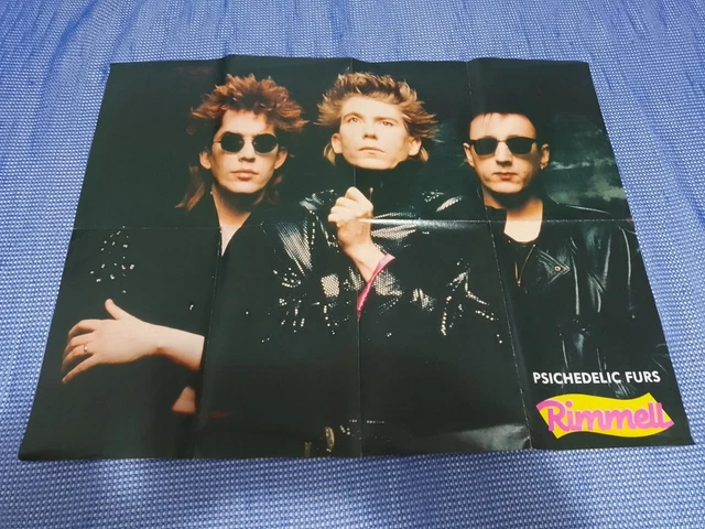 POSTER PSICHEDELIC FURS / PATSY KENSIT Anni '80 Vintage RIVISTA RIMMELL ...