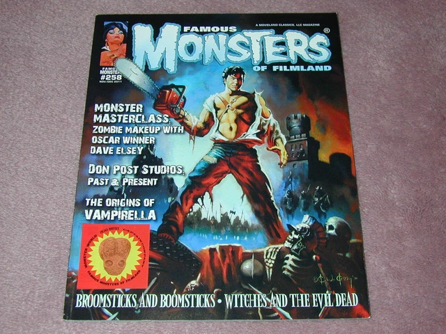 FAMOUS MONSTERS # 258, Evil Dead cover - rare sticker version £19.10 ...