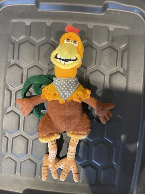 AARDMAN DREAMWORKS 2000 CHICKEN RUN PLUSH - ROCKY 9.1/2" (24 cm)... £9. ...