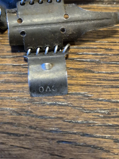 WW2 GENUINE GERMAN Army MG34 MG42 Steel Patronengurt Belt 3 letters ...