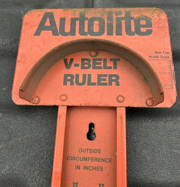 1960'S FORD AUTOLITE V BELT RULER $70.19 - PicClick CA