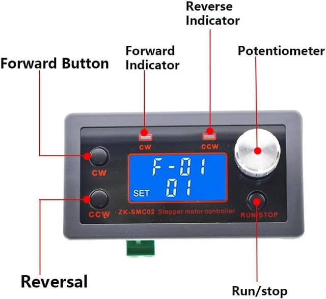 ZK-SMC02 STEPPER MOTOR Driver Controller Integrated Board Forward ...