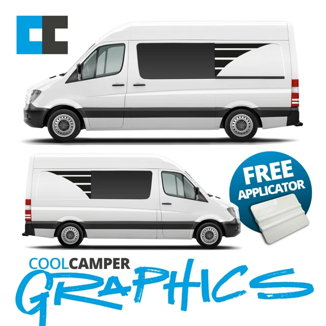 MERCEDES SPRINTER VAN Work Van Camper Van Panel Side Stripe Graphics ...
