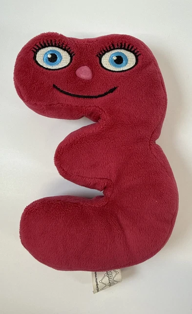 CBEEBIES NUMBERJACKS NO 3 Plush Pink 6’’ Soft Toy £26.99 - PicClick UK