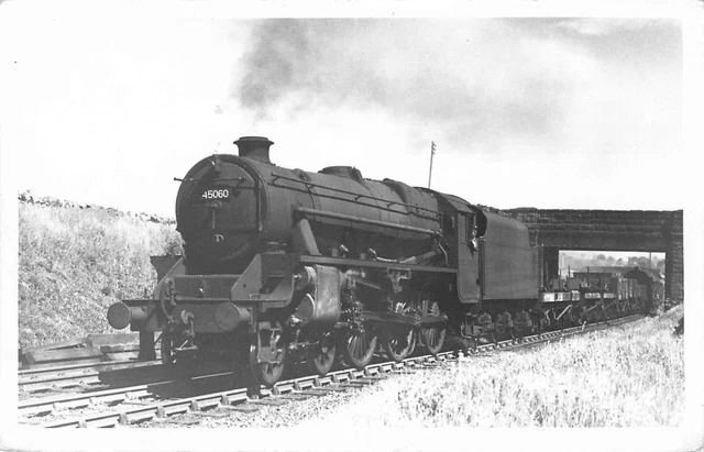 PHOTOGRAPH 4506 LMS 5060 Steam Train Vintage British Railways 6x4 £5.23 ...