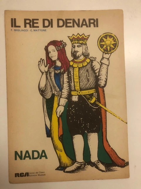 SPARTITO NADA IL Re Di Denari Migliacci Mattone Rca Edizioni Sanremo ...