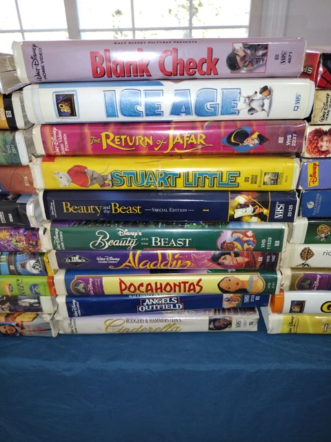 DISNEY, NICKELODEON, CARTOON Network, Pixar, vhs tapes lot Rare (100pc ...