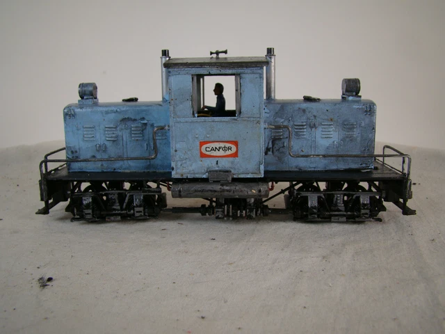 DIESEL SHAY LOGGING Locomotive - custom built and weathered - On30 ...