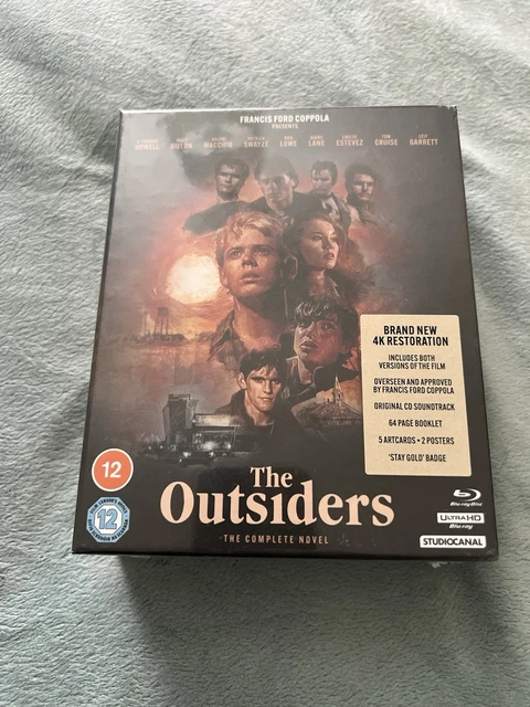 THE OUTSIDERS COMPLETE Novel Ultra HD Blu Ray Special Features Sealed £ ...