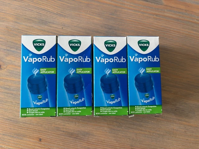 VICKS VAPORUB EASY Applicator 35g x 4 Packs £13.47 - PicClick UK