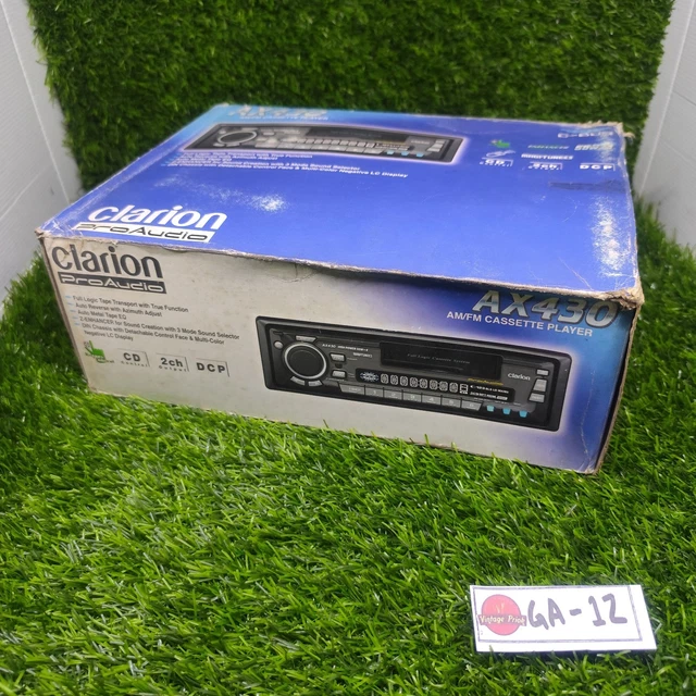 CLARION AX-430 CAR Audio Stereo Radio Cassette Player w/ CD Changer ...