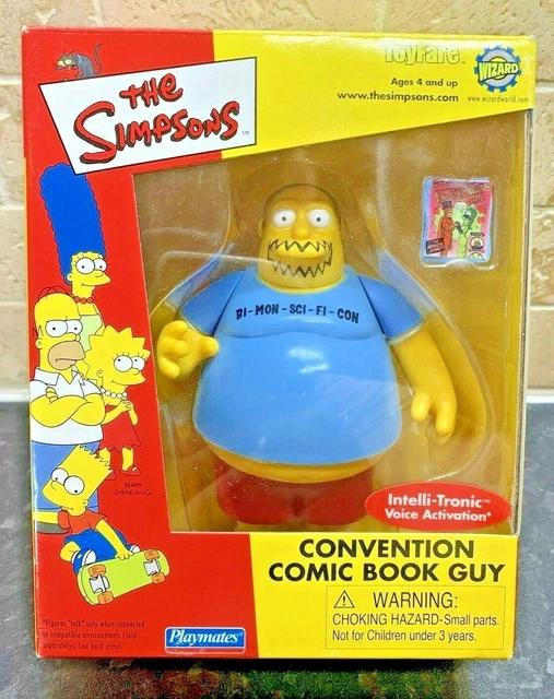 THE SIMPSONS CONVENTION Comic Book Guy WOS Figure WOS World Of ...