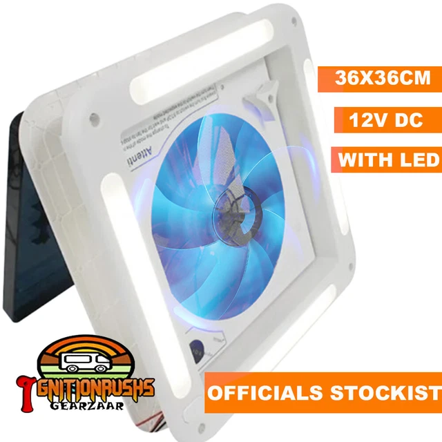 12V ROOF VENT Fan Camper Van Motorhome RV Caravan Skylight Vent with ...