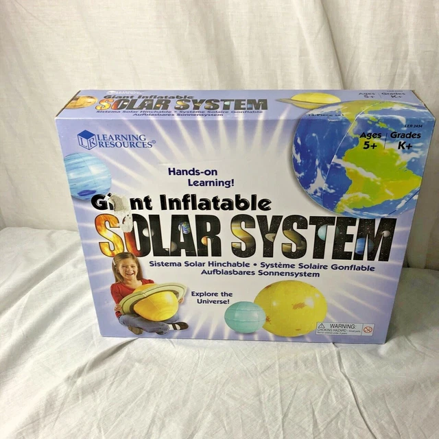 LEARNING RESOURCES GIANT Inflatable Solar System - Space, New Sealed ...