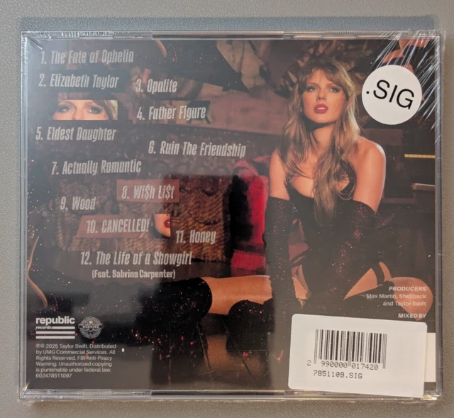 THE LIFE OF a Showgirl It’s Beautiful Edition CD with Poster + Hand ...
