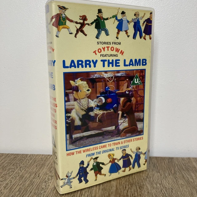 LARRY THE LAMB, Stories From Toytown VHS Video Tape, Rare 1994 Children ...