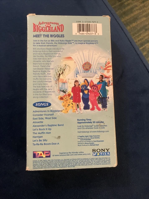KIDSONGS ADVENTURES IN Biggleland (VHS 1998)Meet The Biggles $53.86 ...