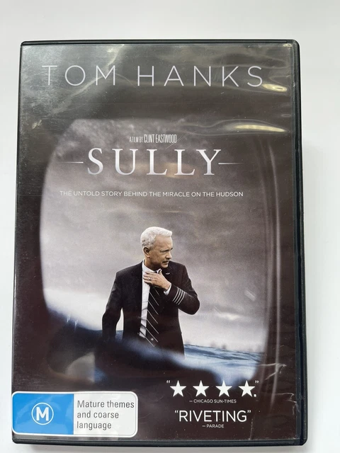 SULLY 2016 TOM Hanks Aaron Eckhart DVD Movie Film DVD:4 (AUS) M Rating ...