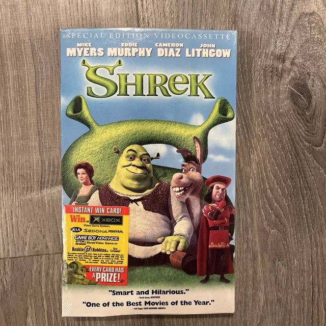SHREK (VHS, 2001) Special Edition Video Cassette - Oversized Box Brand ...
