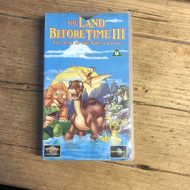 The Land Before Time 3 The Time Of The Great Giving 1995 Vhs Video Tape