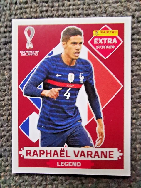 PANINI FIFA WORLD Cup Qatar WM 2022 Extra Sticker Raphael VARANE Burgund Legend £10.06 - PicClick UK