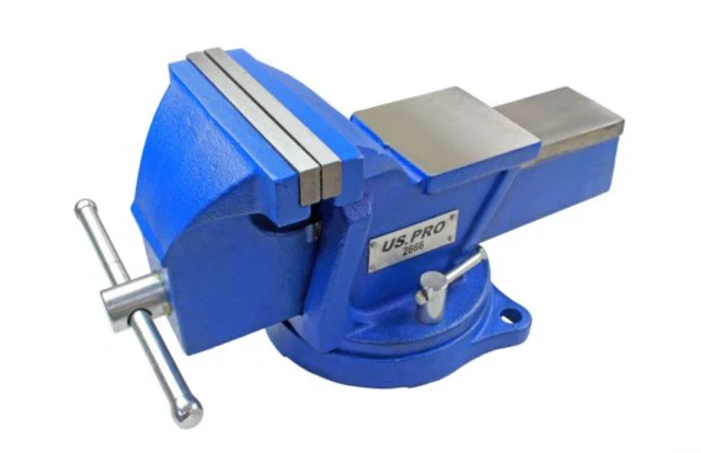 6” INCH BENCH Vice with Swivel Base Professional With Anvil US Pro £69. ...