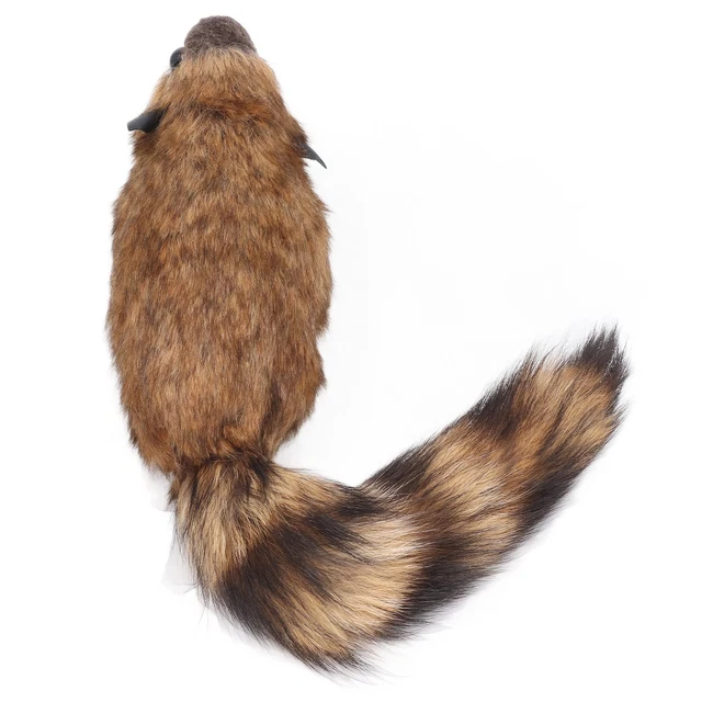 TRICKS SPRING RACCOON Toy High Simulation Soft Plush Stage Performance ...