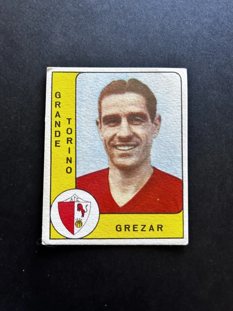 FIGURINA CALCIATORI PANINI 1961 1962 Grezar Opaca Grande Torino EUR 9 ...