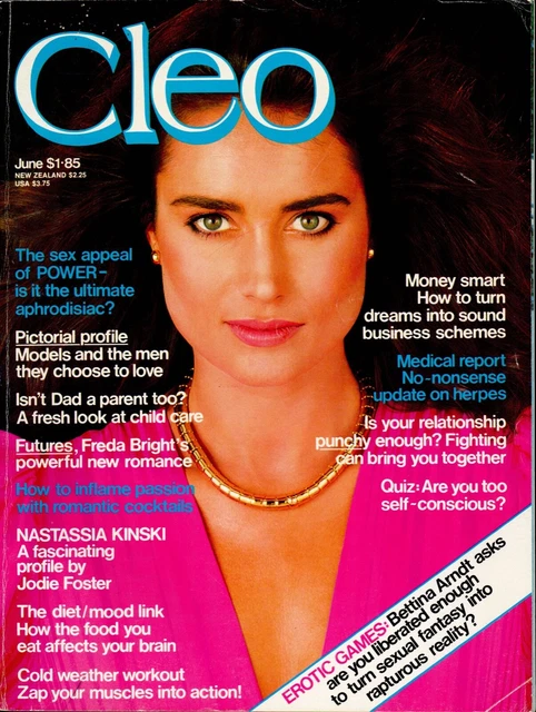 CLEO MAGAZINE JUNE 1983 - Rare, Discontinued 80s Women's Vintage ...