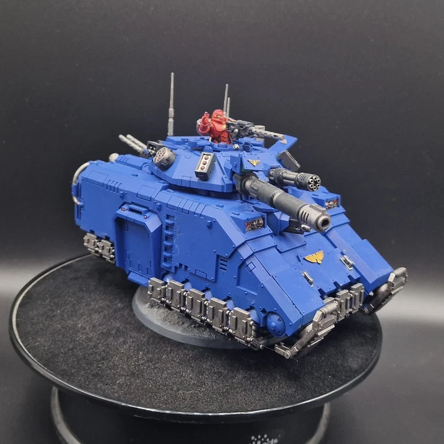 WELL PAINTED WARHAMMER 40k primaris Ultramarines Repulsor tank games ...