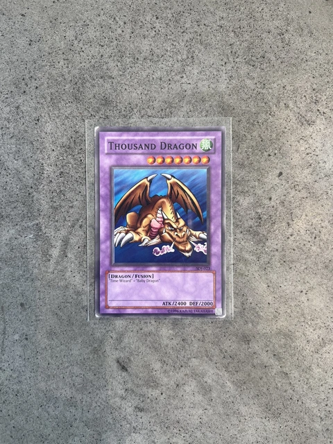 CARTE CARD YU-GI-OH Konami 1996 Edition Thousand Dragon SDJ-023 Bon Etat En EUR 2,90 - PicClick FR