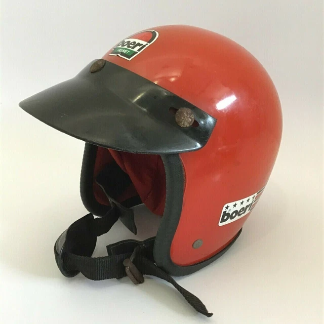 CASCO JET MOTO D'EPOCA ANNI 60 BOERI SPORT HELMET M VINTAGE agv nava ...