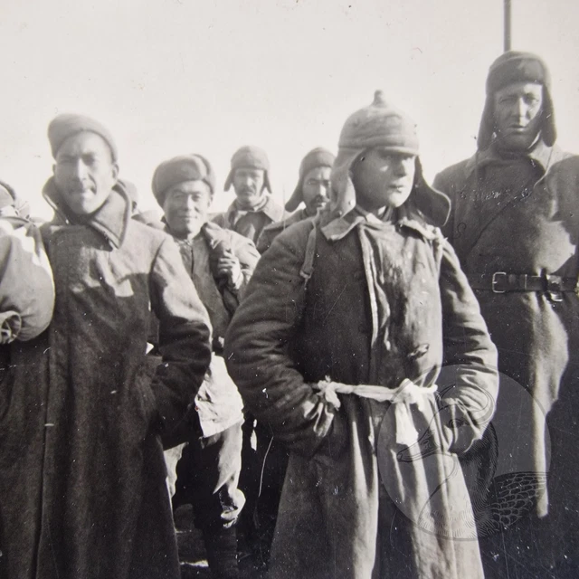 FOTO 2WK WEHRMACHT Gefangene Soldaten Sowjet Russen Kriegsgefangene ...