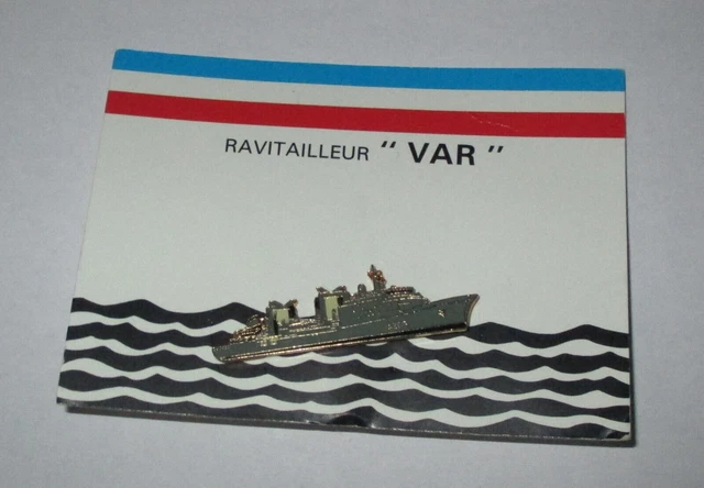PIN'S ARMÉE / bateau ravitailleur Var A 608 (signé Segalen) EUR 14,00 - PicClick FR