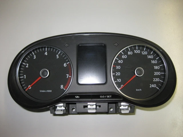 VW POLO 6R TFSI FSI FIS MFA speedometer cluster speedo instrument ...