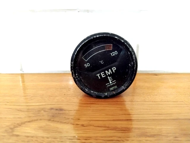 CLASSIC MINI COOPER S Genuine Smiths Water Temp Temperature Gauge Dial ...