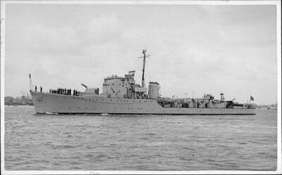 BRITISH ROYAL NAVY Battleship HMS Harebell SHIPPING NAVAL OLD PHOTO $6. ...