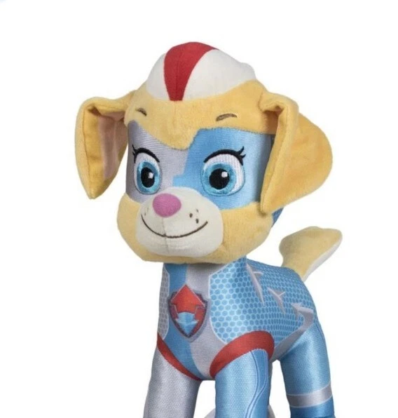 PAW PATROL MIGHTY Pups Superheroes Soft Toy Plush Ella Twin Pup 27cm £ ...