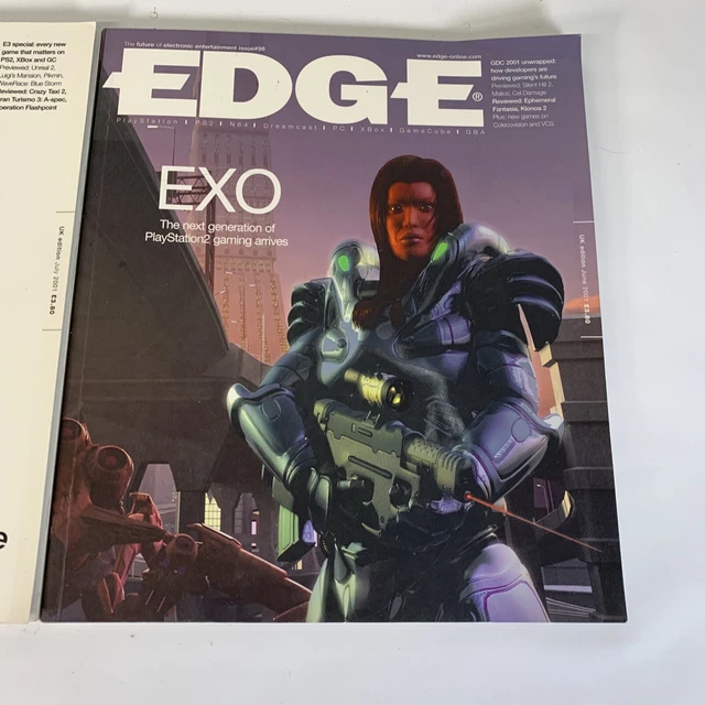 EDGE GAMING MAGAZINE Vintage Console Playstation Dreamcast Issue 98 And ...