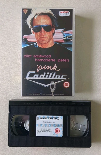 PINK CADILLAC VHS PAL Warner Bros Clint Eastwood 1993 Release £5.99 ...