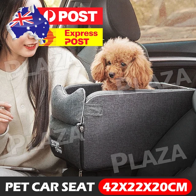 CAR PET SEAT Auto Seat Center Console Dog Cat Nest Pad Removable Pet ...