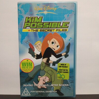 KIM POSSIBLE THE secret files vhs rare vgc £33.23 - PicClick UK