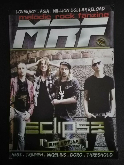 FANZINE DE ROCK Mélodique Éclipse Bleed & Scream Août 2012 EUR 24,50 ...