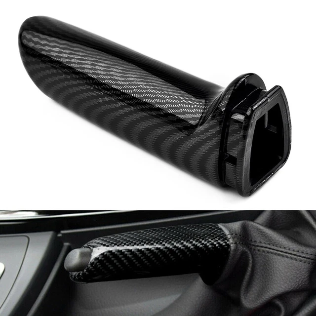 FIT FOR E46,E90,E92,F30,F32,F80 Carbon Fiber Brake Handle Handbrake ...