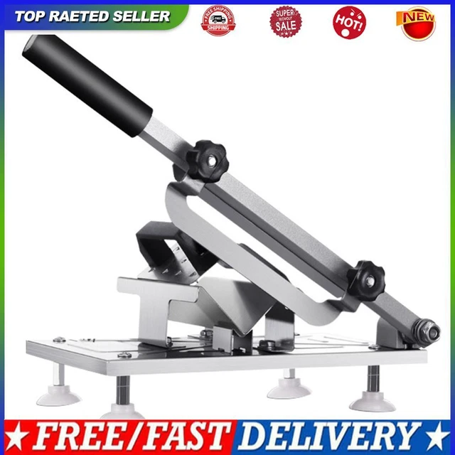 FROZEN MEAT CUTTING Machine Table Slicer Stainless Steel Kitchen ...
